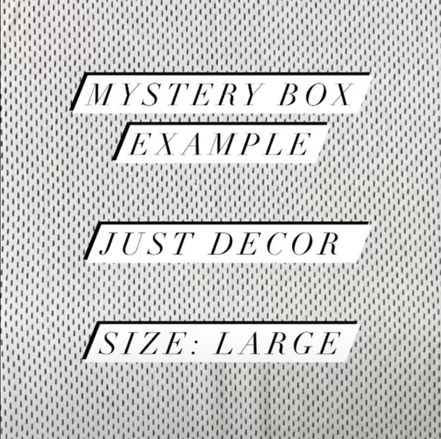 Mystery Box Example: Just Decor - Large – Haand