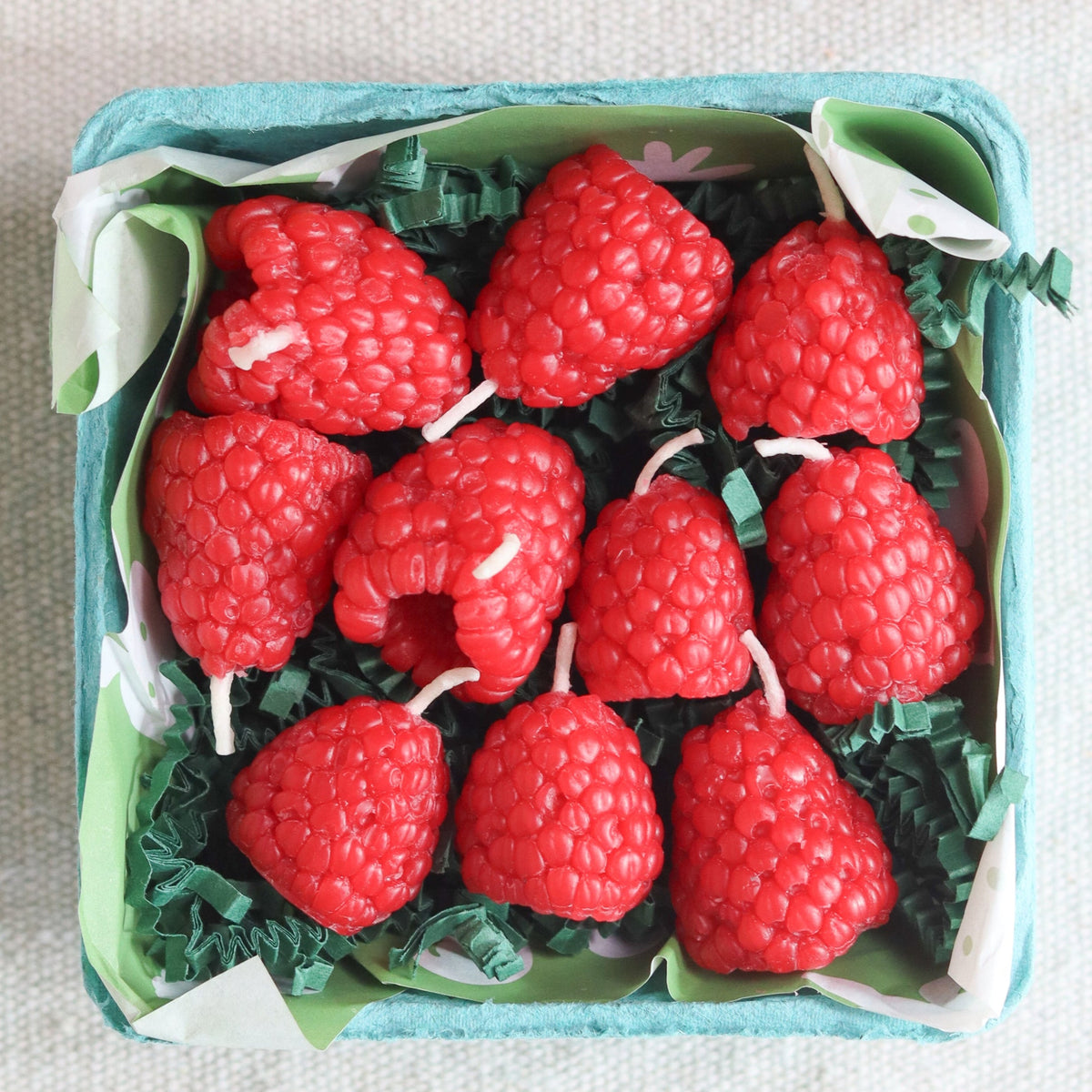 Beeswax Raspberry Birthday Candles by Happy Organics – Haand